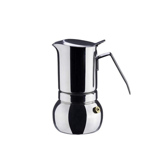 Vev Vigano Vespress Stainless Steel Moka Pot - (3 Sizes) – The Tuscan ...